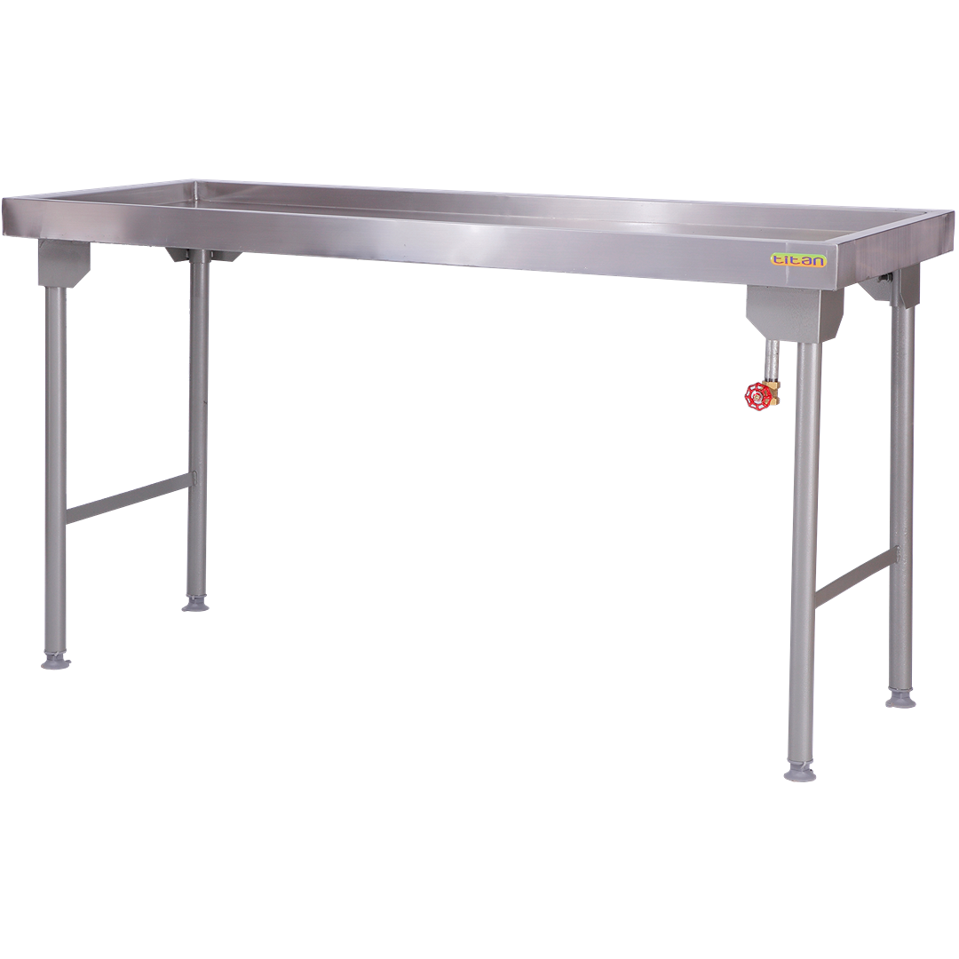 1700 mm Titan SAUSAGE TABLES – STAINLESS STEEL – Excell Catering Equipment