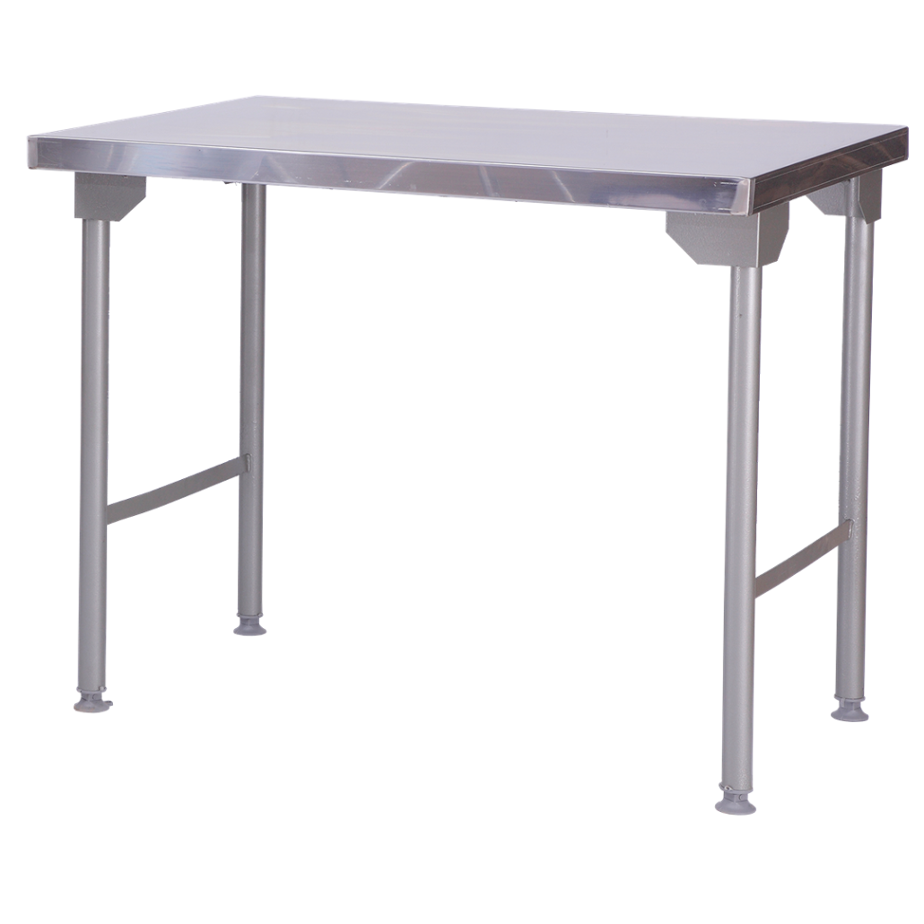1100 mm Plain top table - STAINLESS STEEL - Excell Catering Equipment